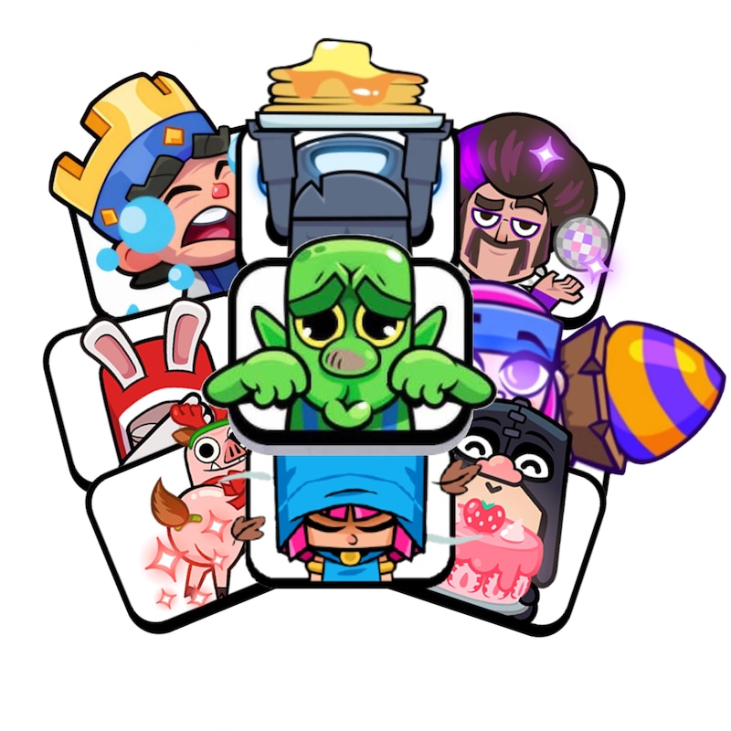 Clash Royale Skeleton Evolution Emote - Etsy New Zealand