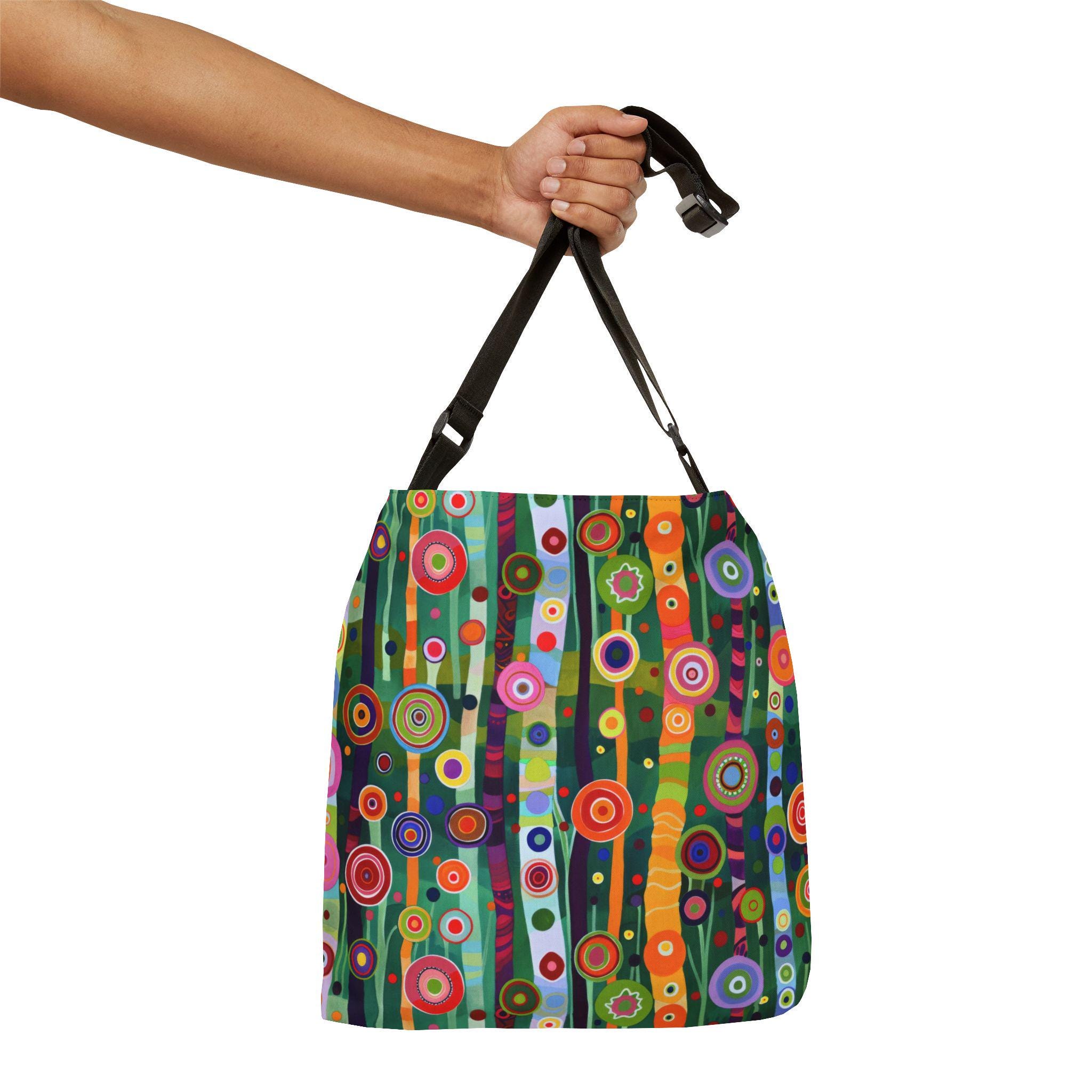 Boho Adjustable Tote Bag, Colorful Stylish Design, Crossbody Tote Bag ...