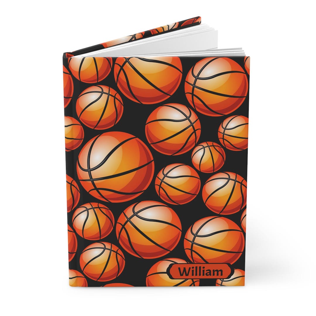 Personalized Basketball Journal, Hardcover Journal, Basketball Lover ...