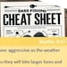 Bass Fishing Cheat Sheet - Etsy