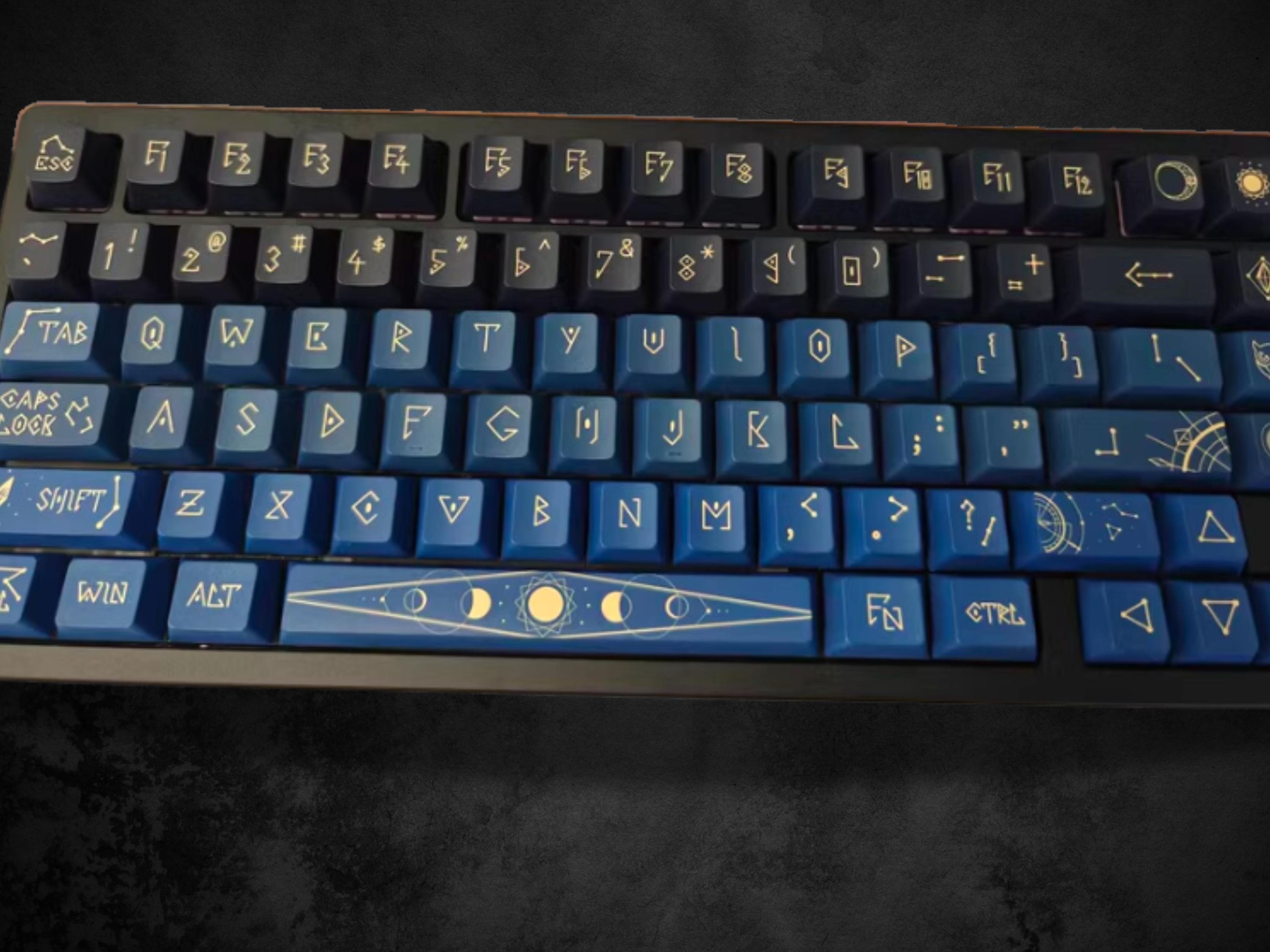 144 Key Daydreamer Star Spectrum Keycaps OEM Profile Keycaps for ...