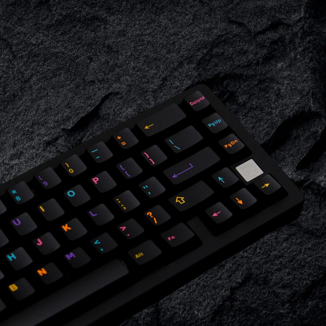 136 Key Black Underworld Theme Keycaps Set, Double Shot PBT Keycaps ...