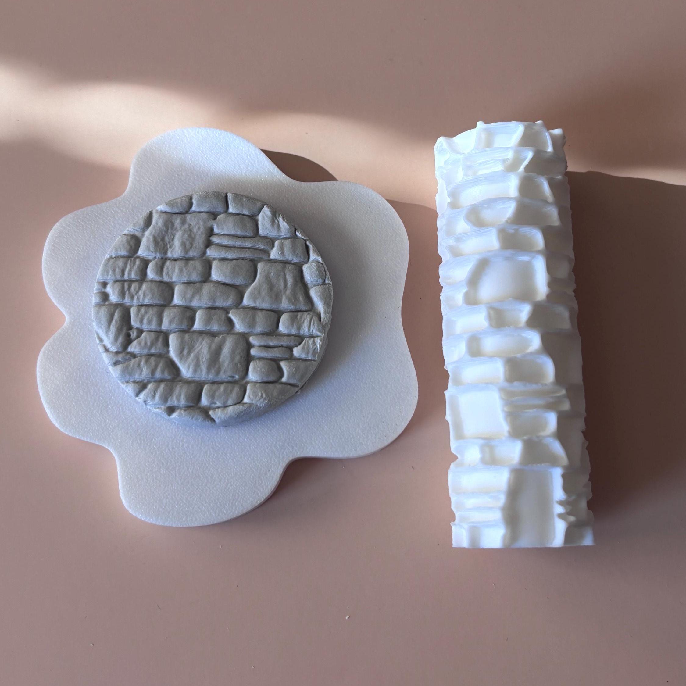 Brick Texture Roller | Clay Texture Roller | Polymer Clay Tools | Brick ...