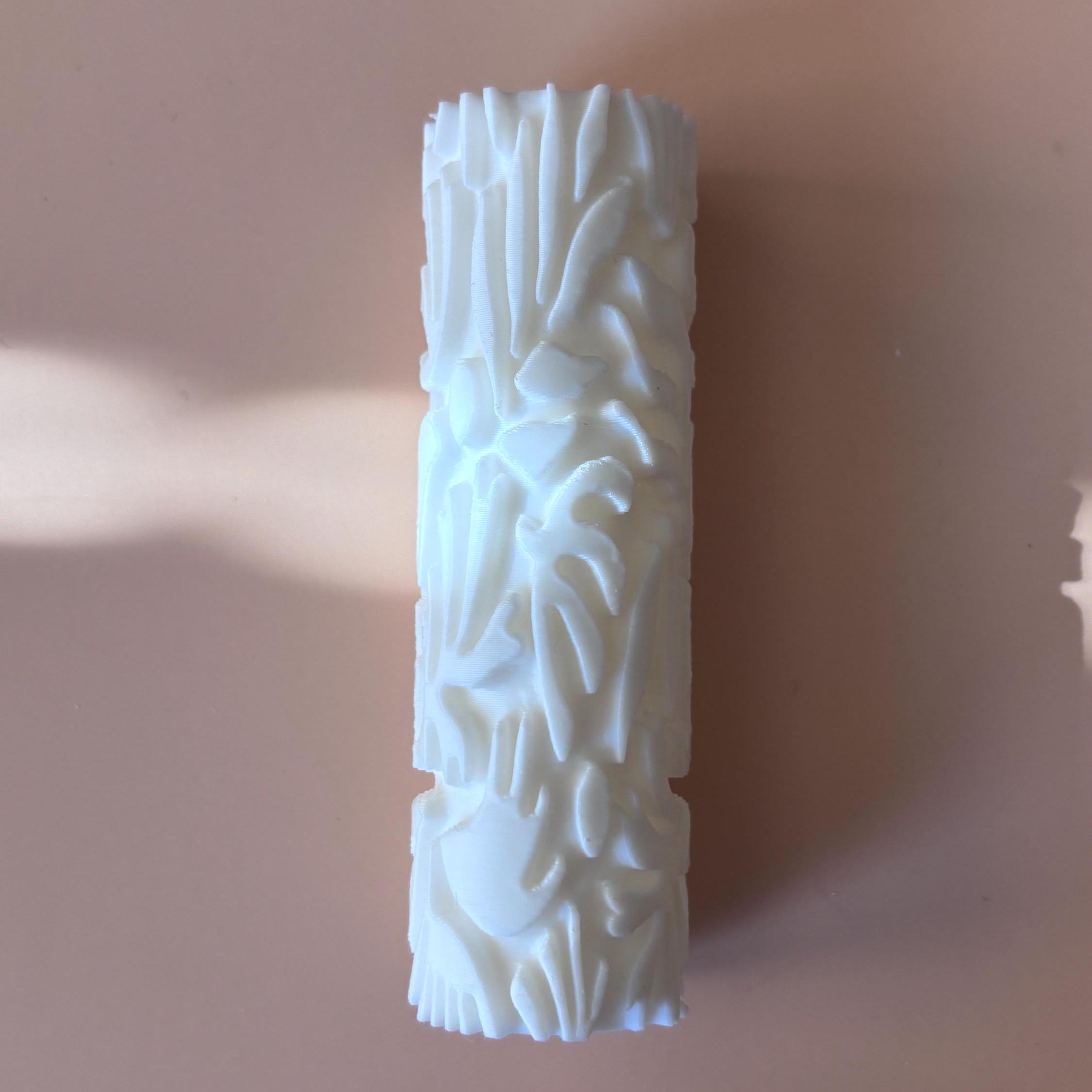 Leaf Pattern Texture Roller | Nature-inspired Clay Roller | Embossed ...