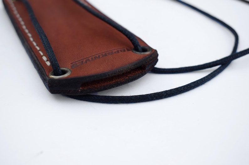 Handmade Leather Neck Knife Sheath - EDC, Camping, Bushcraft - Etsy