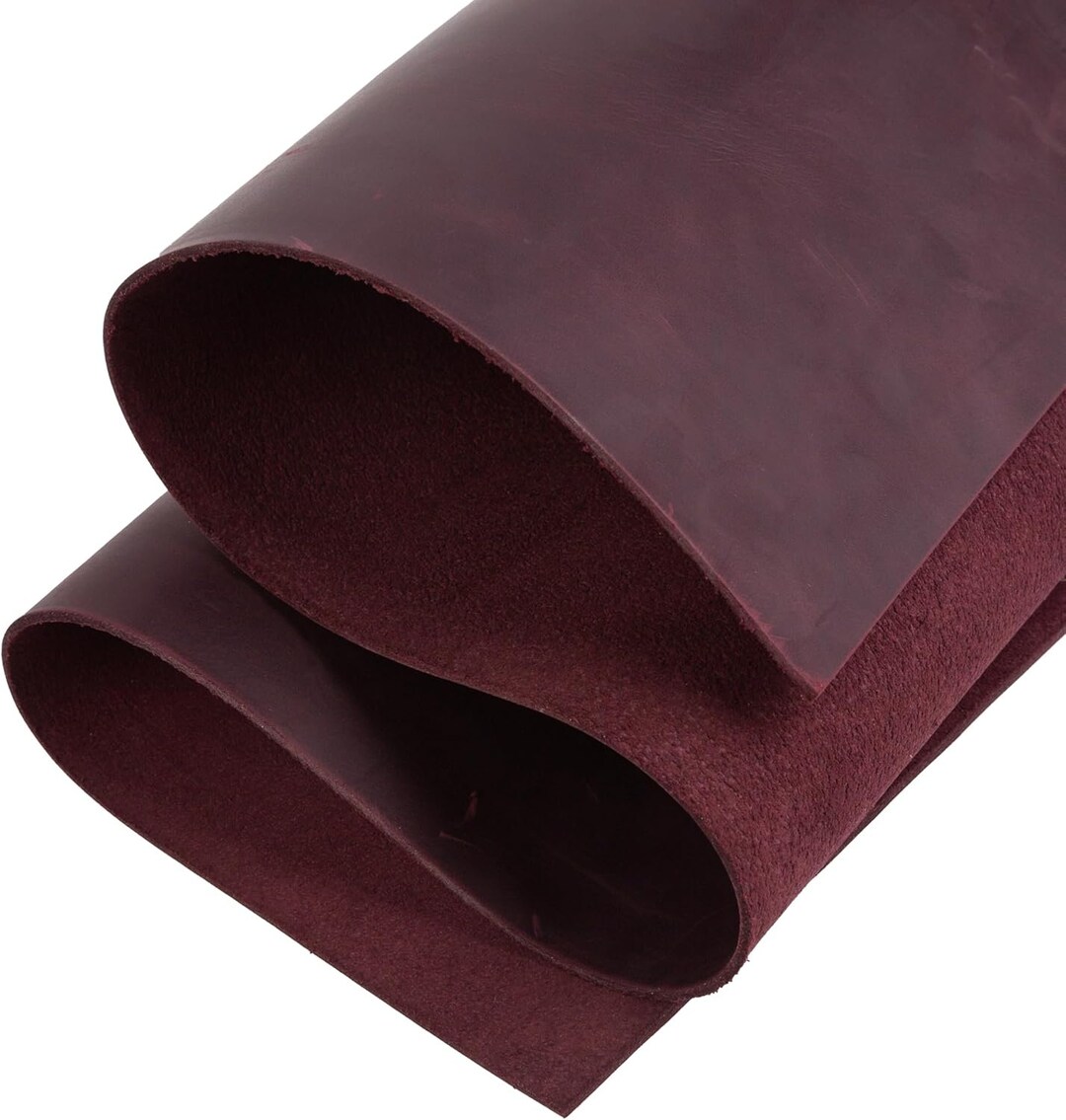 Genuine Red Leather Sheets for Crafts, Leather Square 2.0MM Thick ...