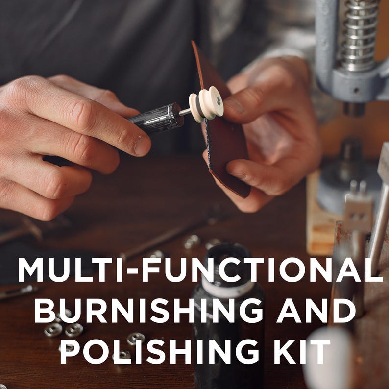 Leather Edge Burnishing Bits: Rotary Tool Polishing Set (12 Piece) - Etsy