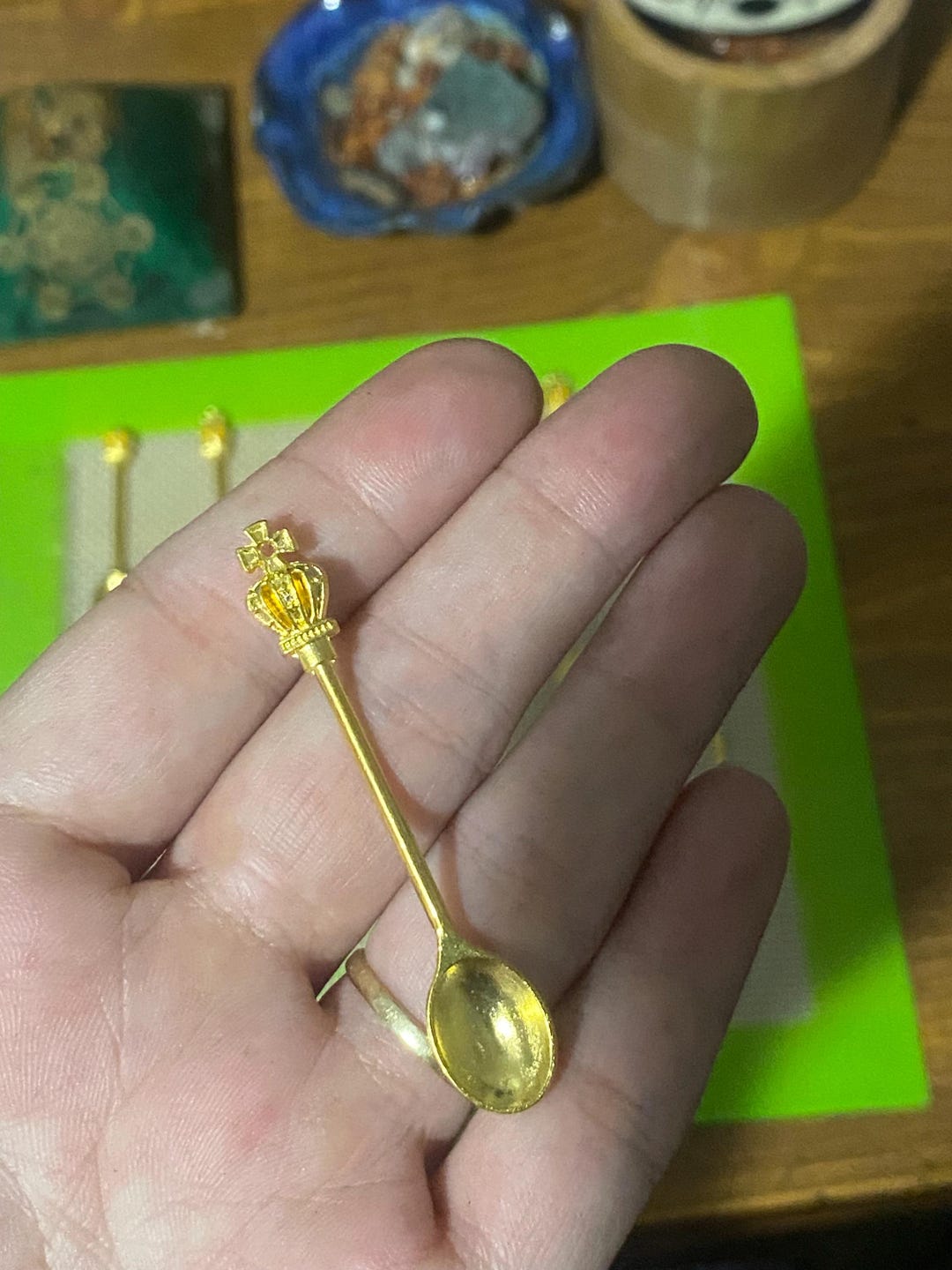 Made for a King or Queen Golden Crown Spoon Elegant, and Refined. the ...