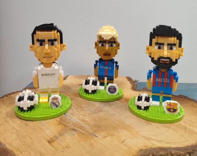 Football Collection Figurine Micro Block Construction Game, Messi ...