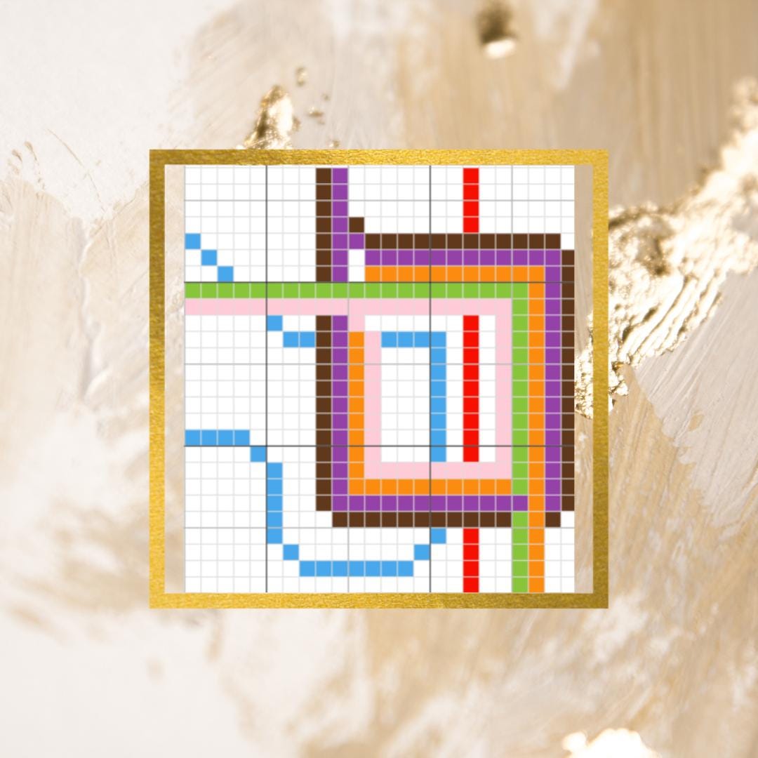 Chicago Subway System (the Loop) Cross Stitch/needlepoint Chart - Etsy