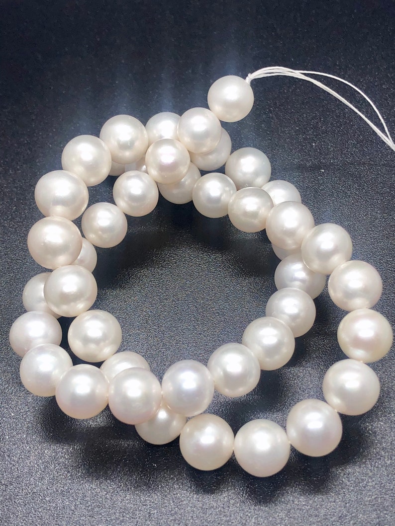 AA High Quality Luster 10-11mm Round Freshwater Pearl Natural - Etsy