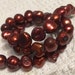 Freshwater Pearl Baroque Pearl Iron Red Large Pearl Nugget 10-11mm ...
