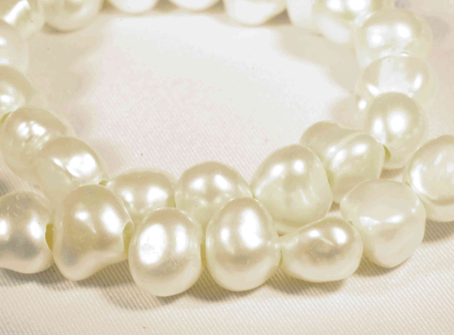 AAA Baroque Pearl Nugget Pearl Freshwater Pearl White Ivory - Etsy