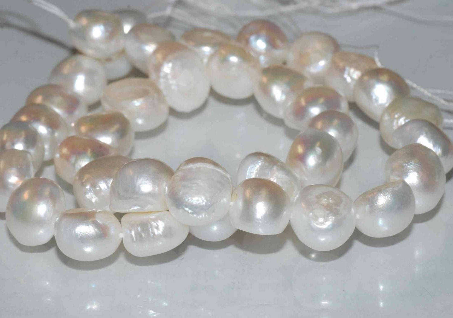 11-12mm AA Large Baroque Freshwater Pearl Ivory White Cream - Etsy