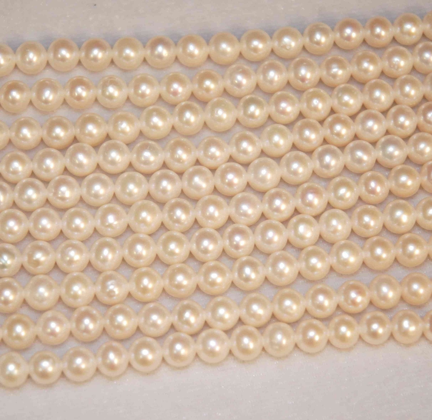Freshwater Pearl AA Round Ivory White Genuine Pearl7mm1/3 - Etsy