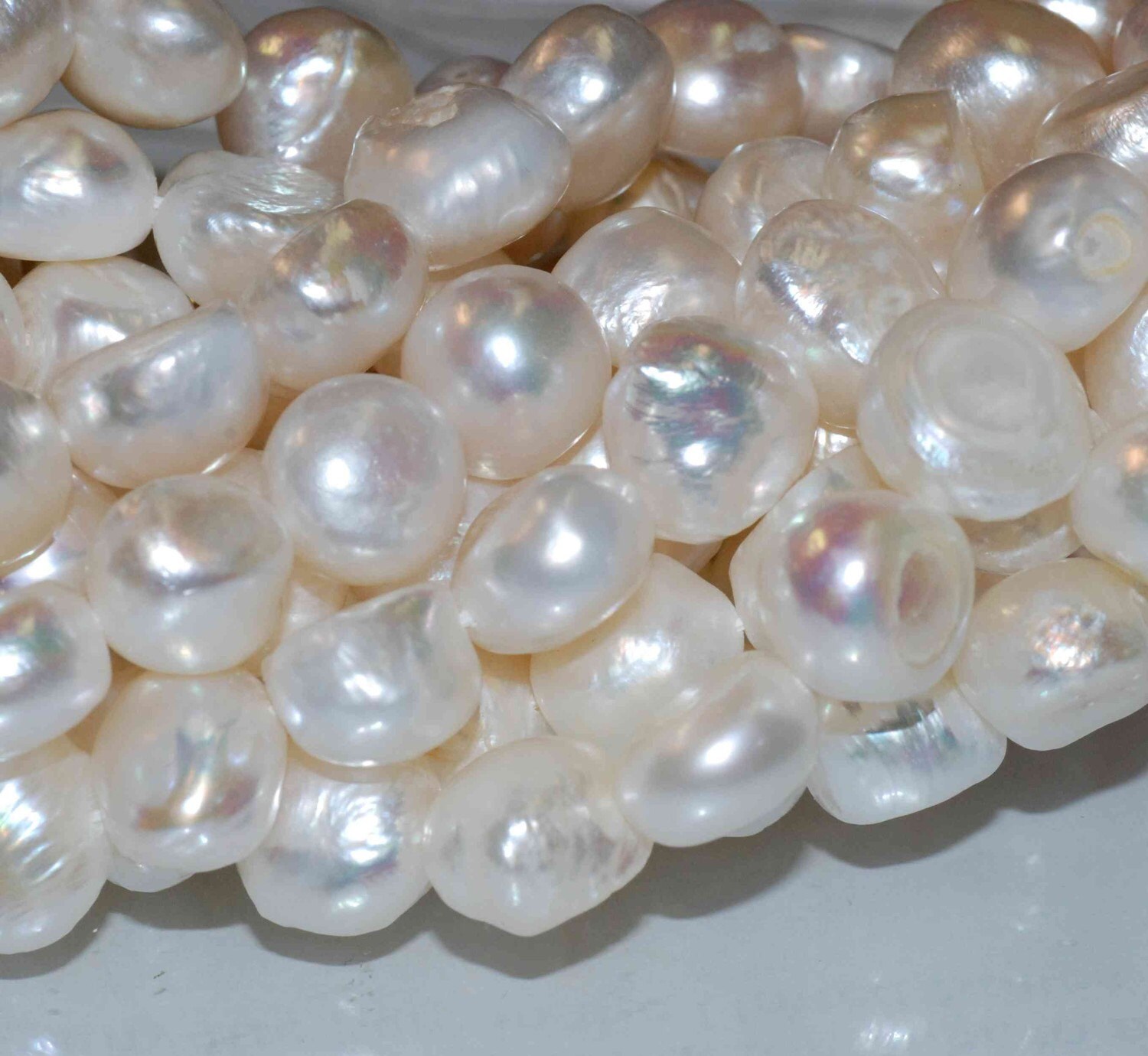 11-12mm AA Large Baroque Freshwater Pearl Ivory White Cream - Etsy