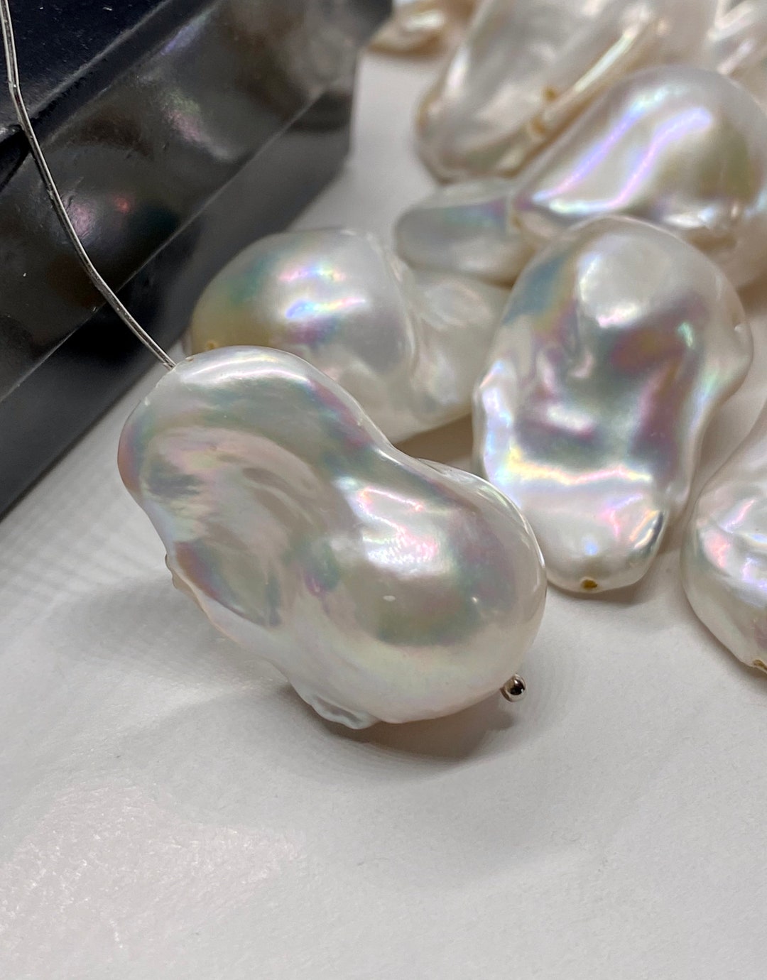 AAA+ Top Quality 25-30mmx 15-18mm Unique Huge Fire Flameball Baroque ...