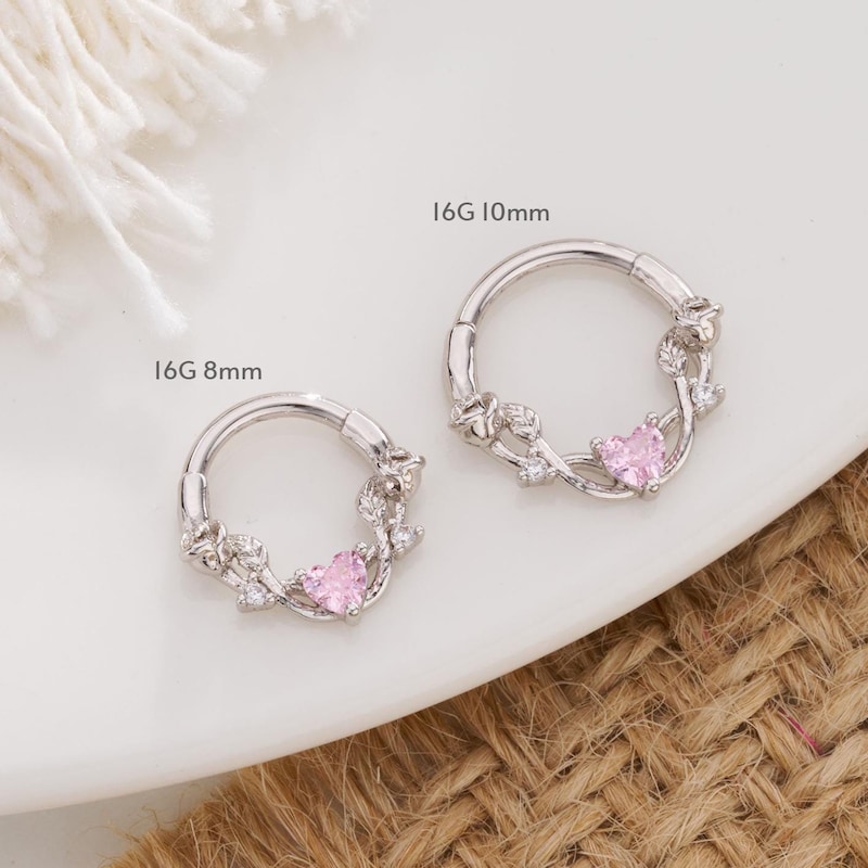 Septum Pink Jewelry - Etsy UK