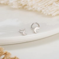 Moon Phase Septum, Witchy Septum, Moon Body Jewelry, Boho Nose Ring ...