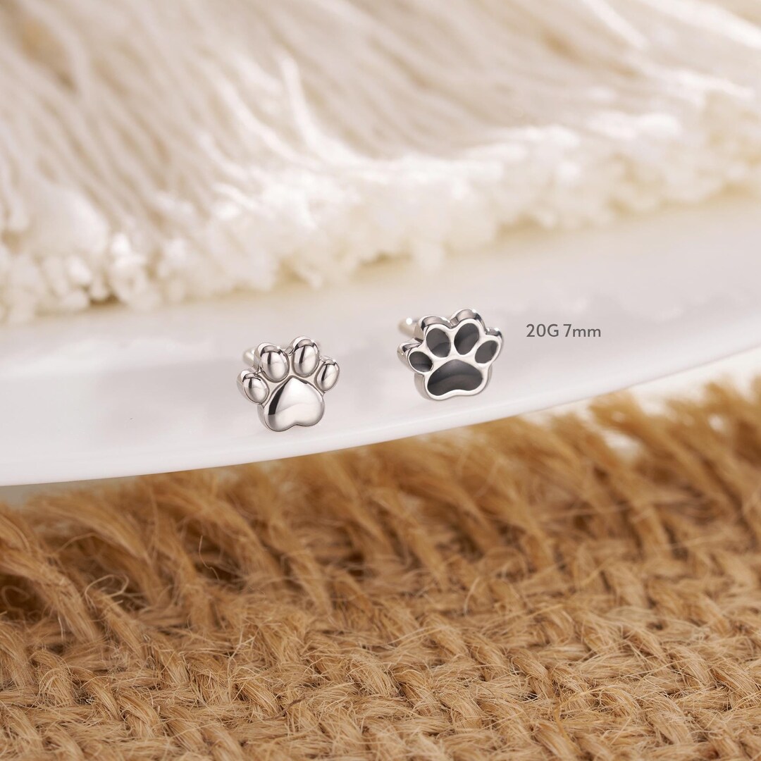 20G Cute Pet Tiny Bat Wing Nose Studs/claw Nose Jewelry/l-shaped Bat ...