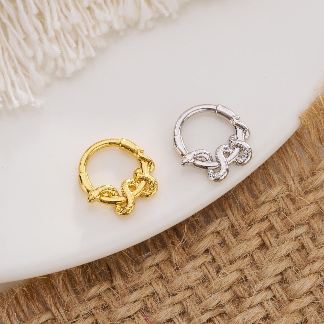 16G Snack Septum Hoop/minimalist Nose Septum Ring 8mm/nose Piercing ...