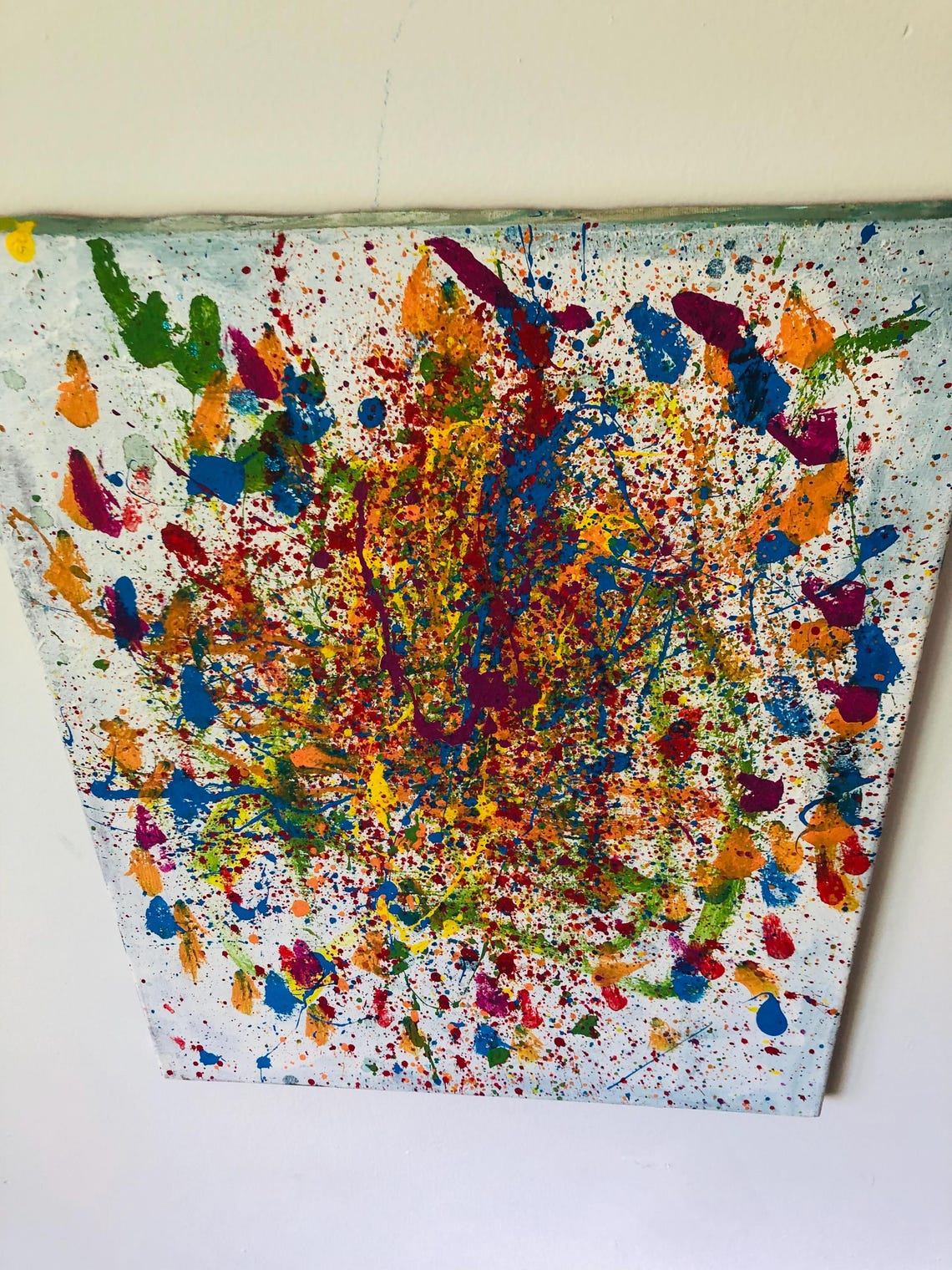 Colorful and Bright Splash Art/spatter Art - Etsy