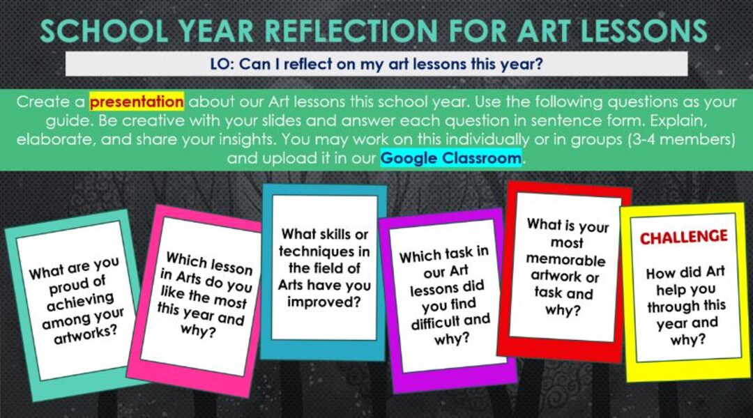 Editable Student Reflection Template - Etsy