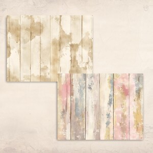 Distressed Wood Digital Paper, Shabby Rustic Woodgrain Planks Texture ...