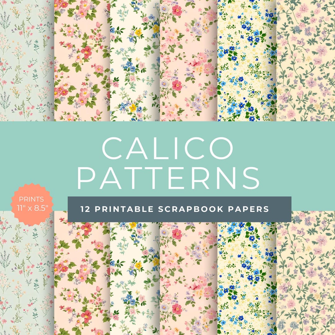 Shabby Chic Scrapbook Paper - Vintage Digital Paper - Floral Background ...