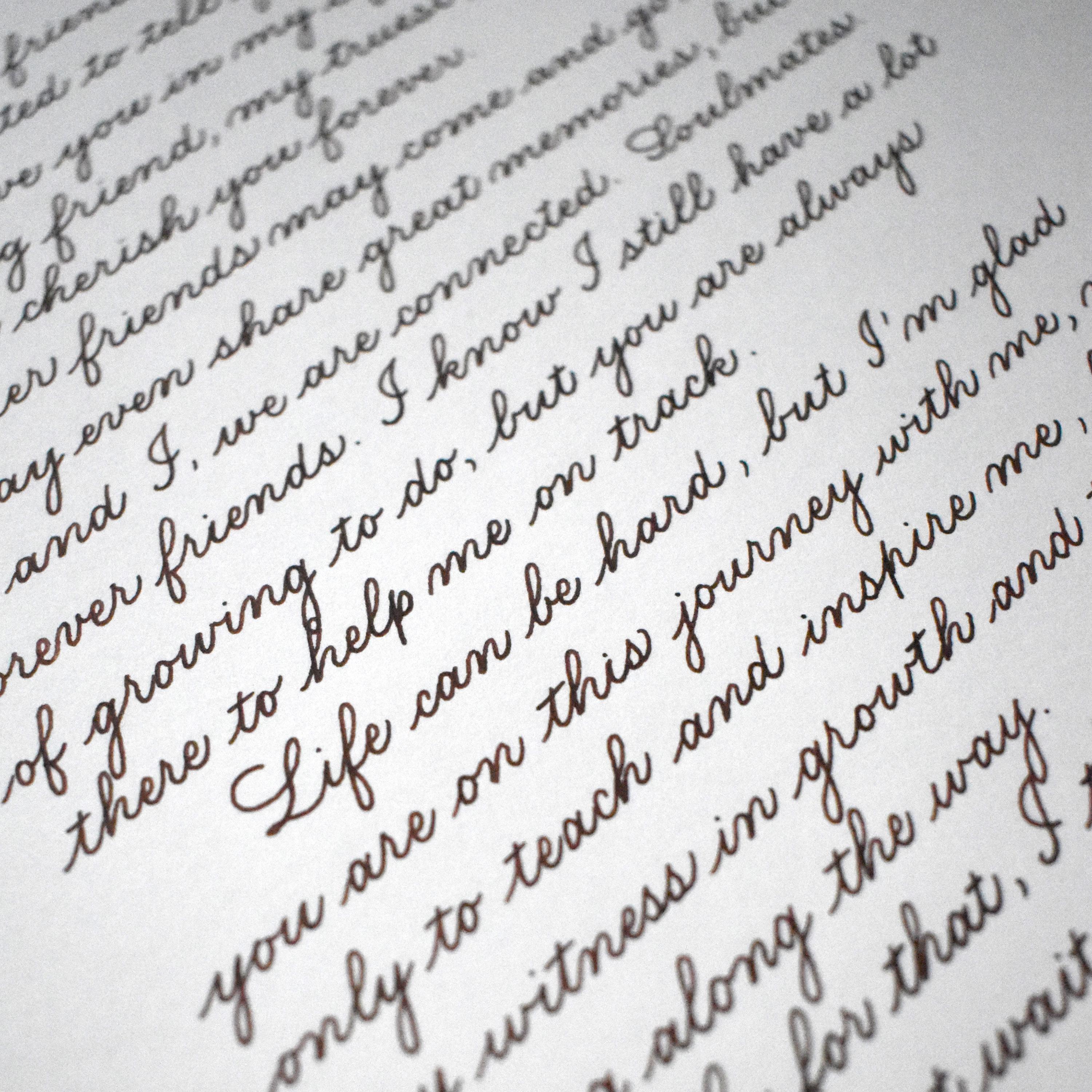 Custom Handwritten Letter Handwritten Wedding Vows Handwritten Letter ...