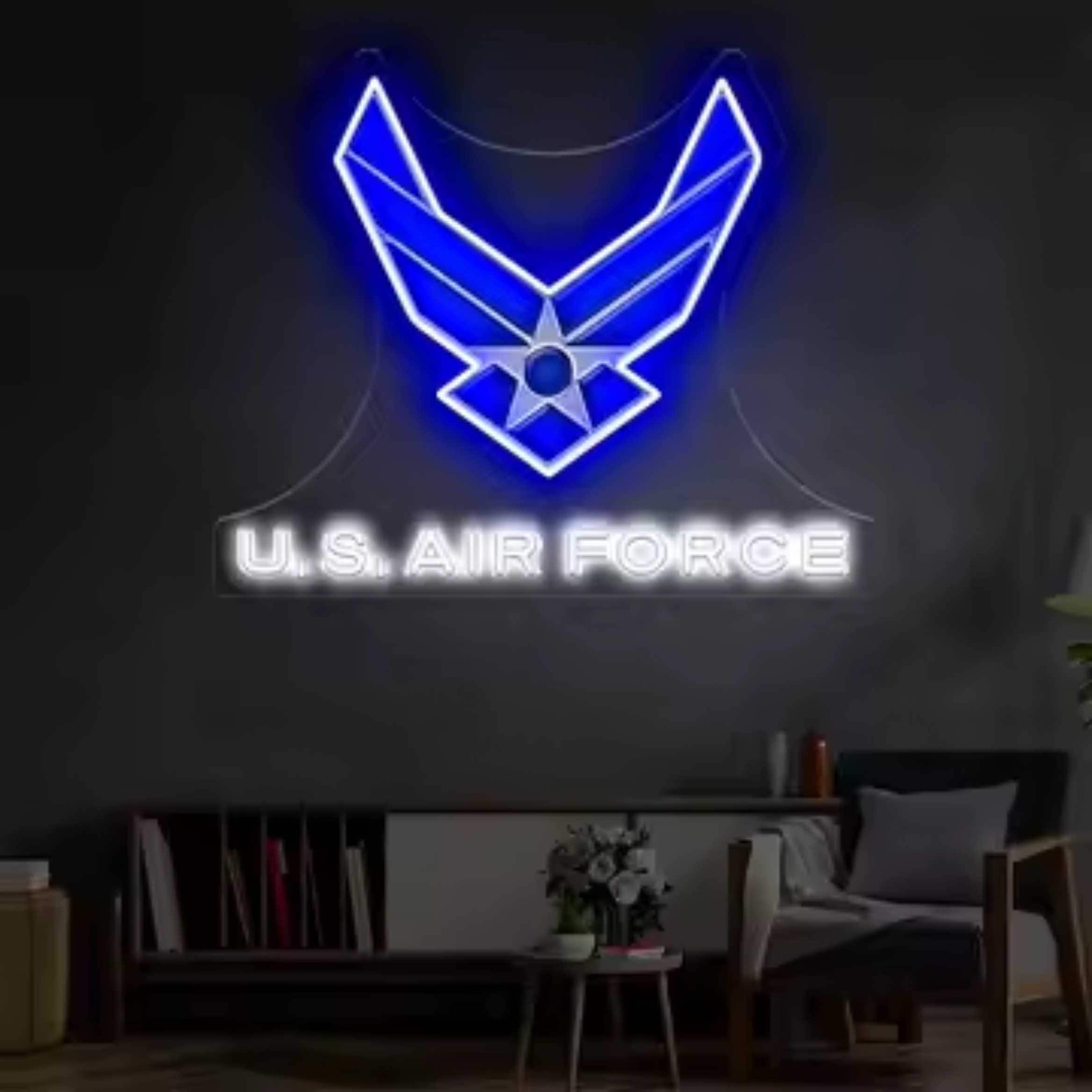 United States Air Force Wing Emblem 20 Inch X 16.25 Inch Diameter ...