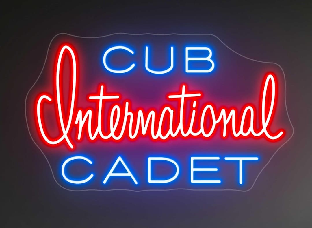 International Cub Cadet Emblem 22 Inches X 13 Inch Diameter Dimmable ...