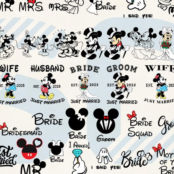 Minnie Mouse Bride - Etsy