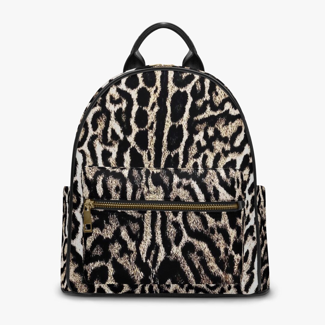 Elegant Chic Casual Animal Print Leopard Print Backpack Stylish Womens ...