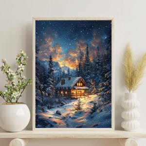 Winter Wonderland Christmas Art High-quality Printable Wall Art - Etsy