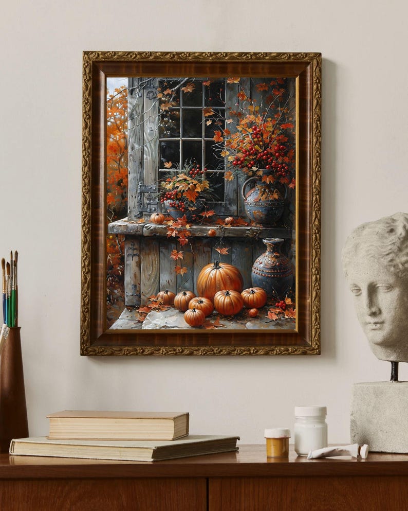 Autumn Fall Wall Art Cozy Fall Decor High-quality Printable Print - Etsy