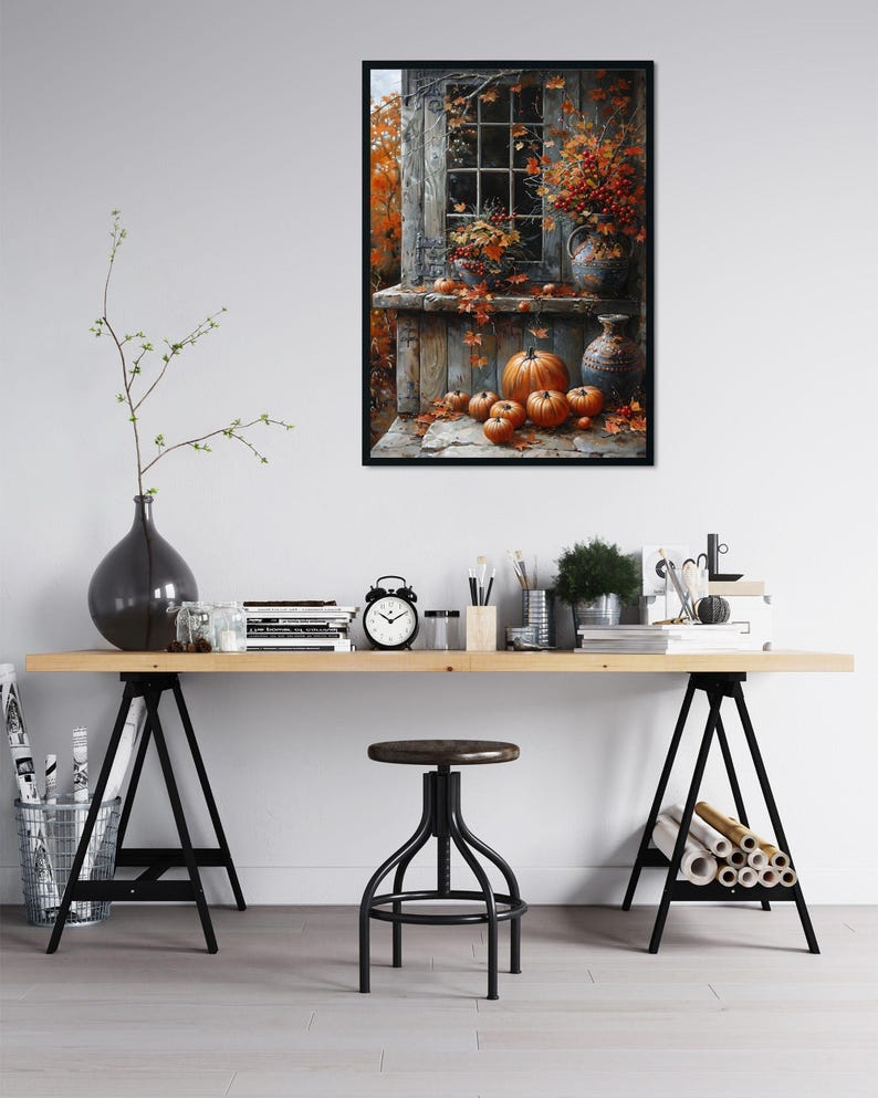 Autumn Fall Wall Art Cozy Fall Decor High-quality Printable Print - Etsy