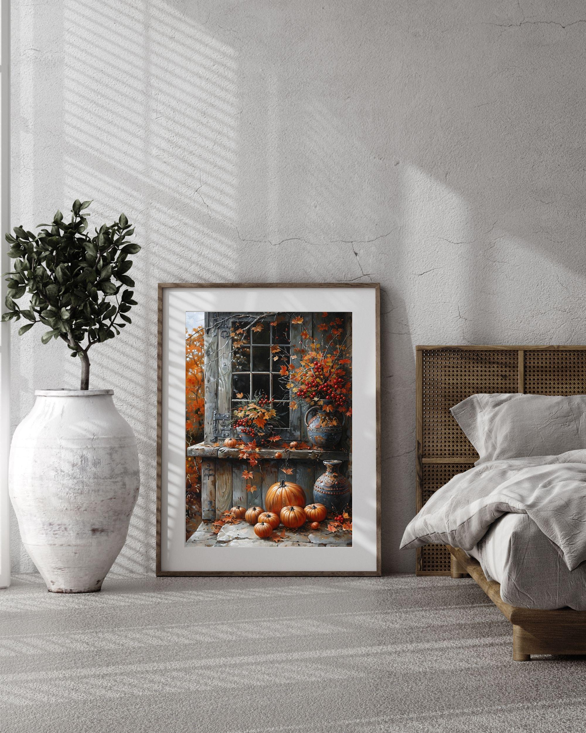 Autumn Fall Wall Art Cozy Fall Decor High-quality Printable Print - Etsy