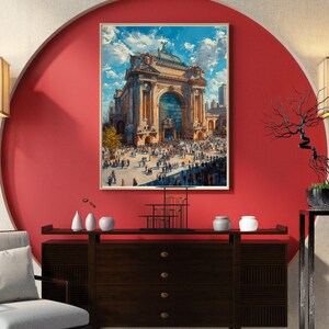 New York Wall Art: Metropolitan Museum - Iconic Museum Digital Oil ...
