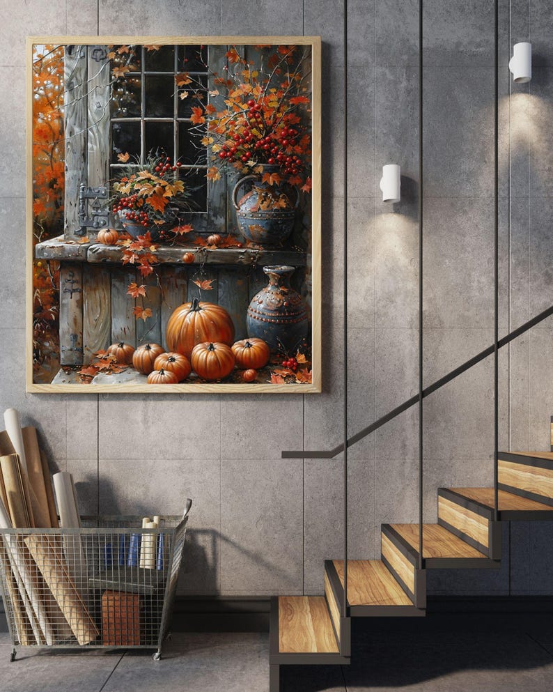 Autumn Fall Wall Art Cozy Fall Decor High-quality Printable Print - Etsy