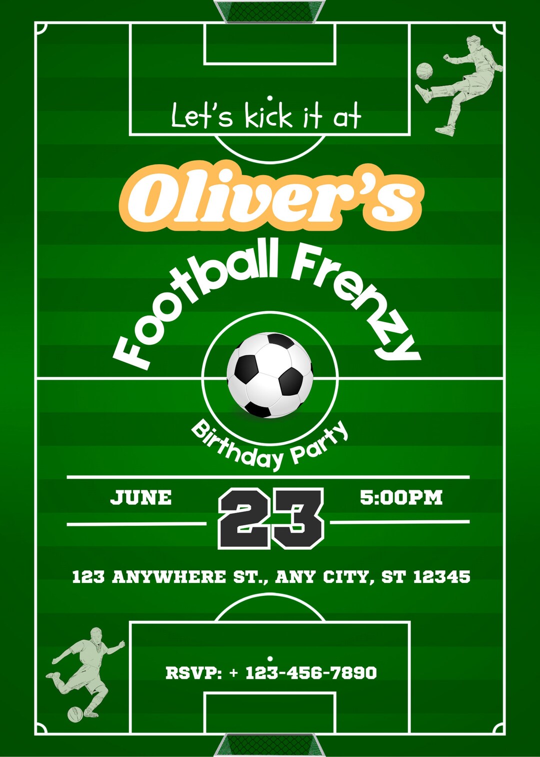 Football Birthday Party Invitation - Etsy
