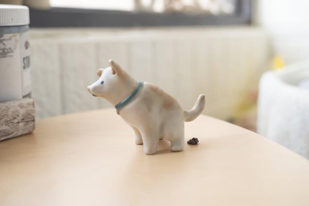 Pooping Ceramic Dog, Hilarious Gift, Customised Dog Gift, Ceramic Dog ...