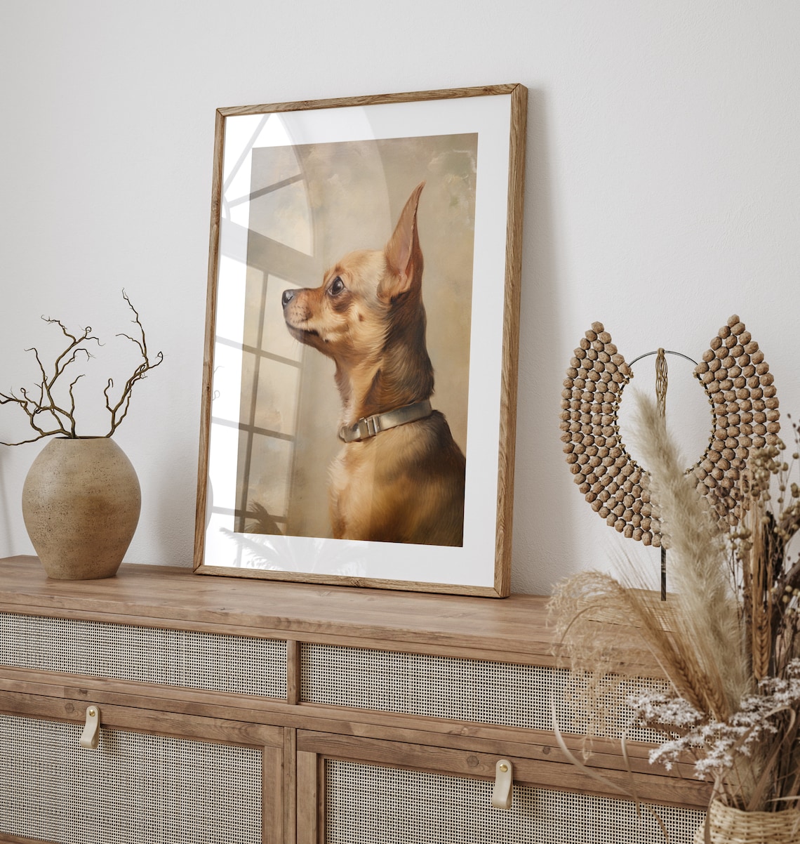 Vintage Chihuahua Portrait Digital Download, Chihuahua Painting ...