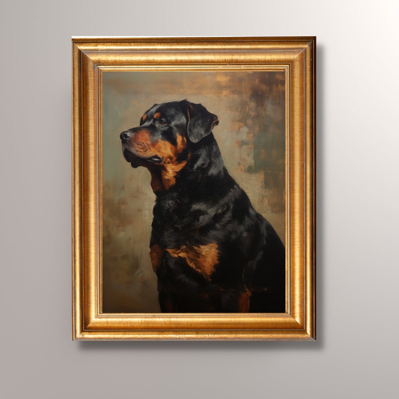 Rottweiler Art - Etsy