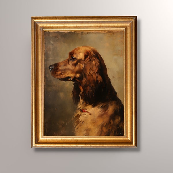 Cocker Spaniel Vintage Print - Etsy