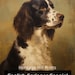 Vintage English Springer Spaniel Portrait Painting, English Springer ...