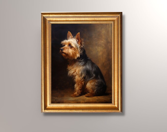 Yorkie Art time Together Original Oil Painting by Tina White, 5x5 ...