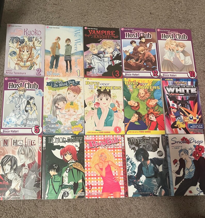Assorted Manga! Pick and Choose 1 :) - Etsy