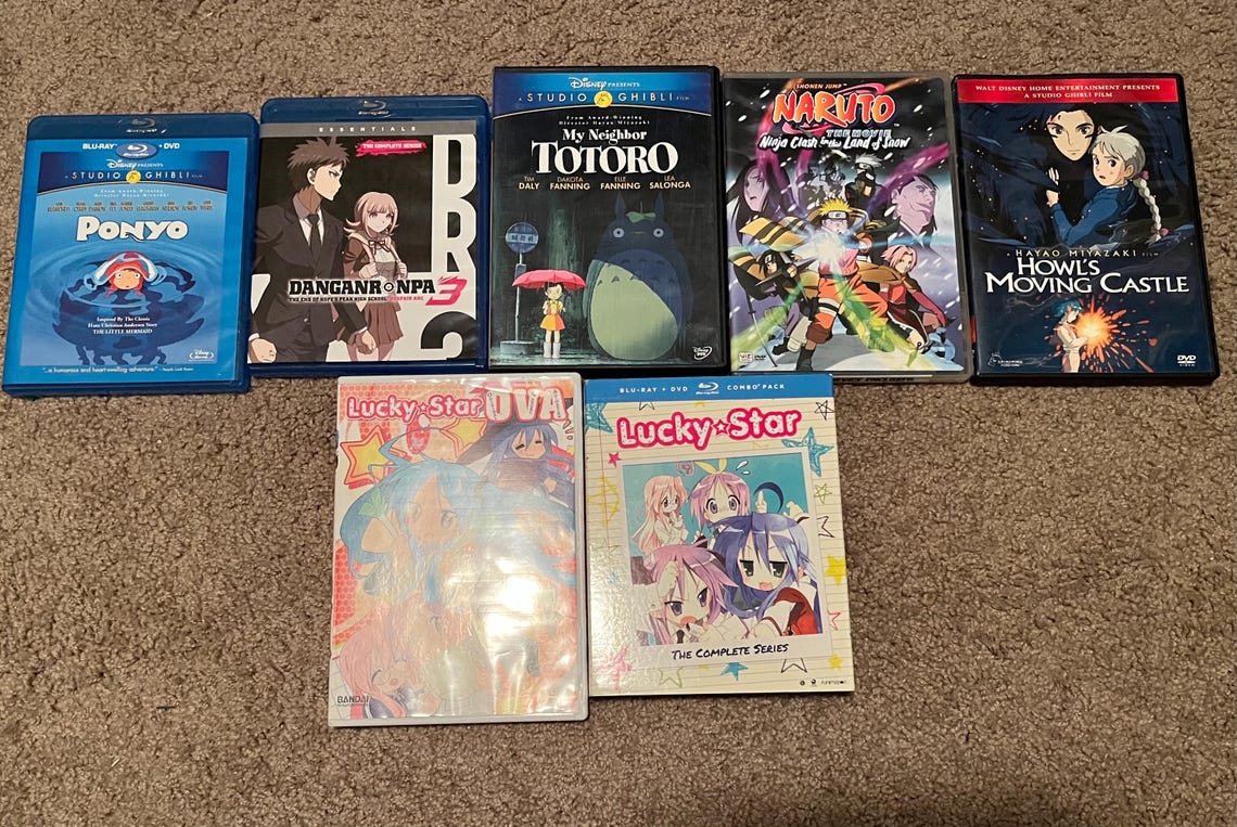 Anime Dvd/blu-ray Variety Sets and Movies, Pick and Choose :) - Etsy
