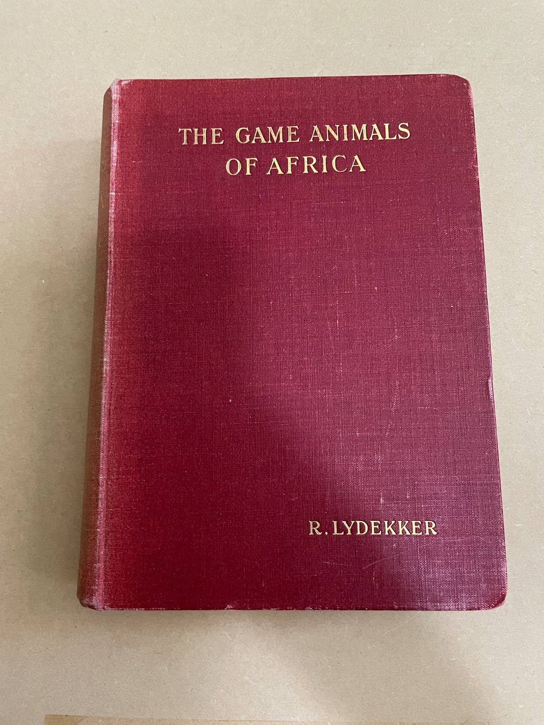 The Game Animals of Africa by R. Lydekker. Hardcover. 1908, Rowland ...